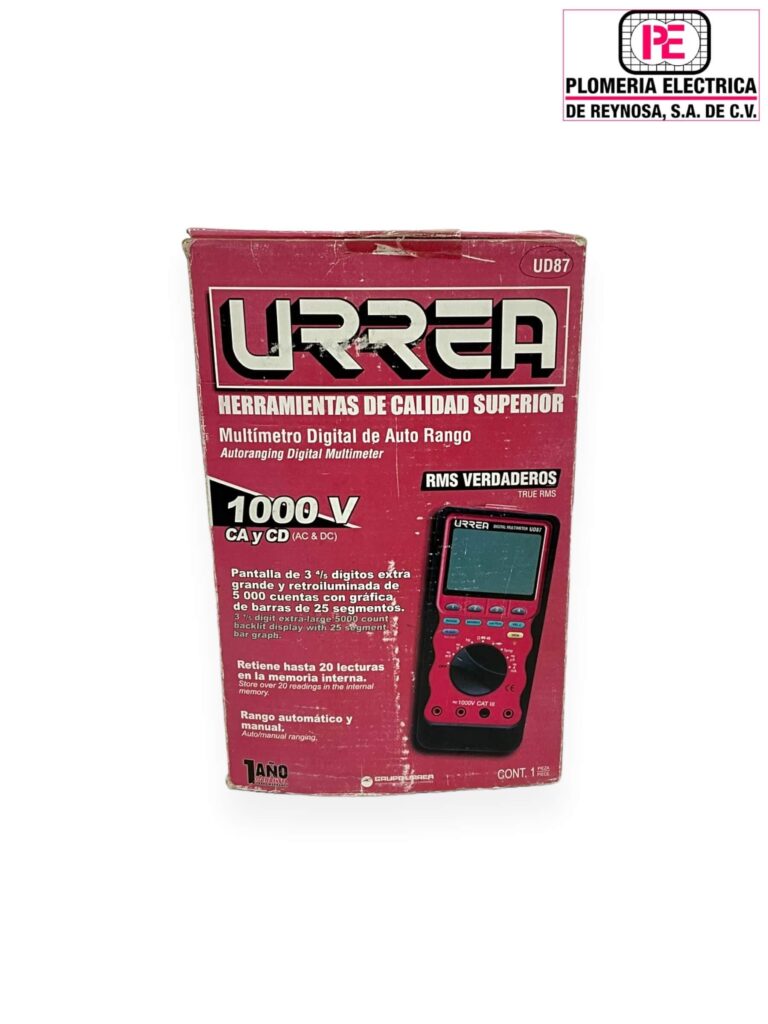 Multimetro Digital RMS UL/GEN Urrea